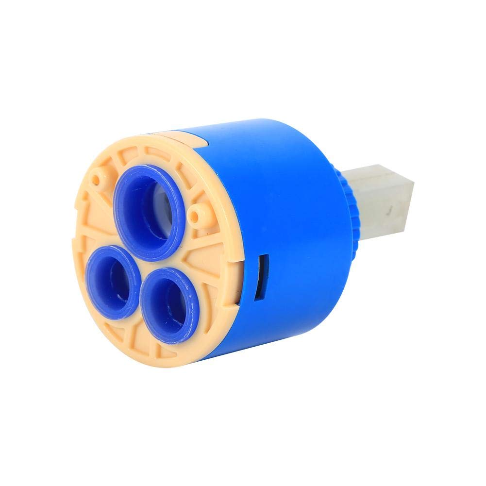 Tnfeeon 35/40mm Ceramic Cartridge Faucet Replacement Water Mixer Tap Inner Control Faucet Valve(40mm)