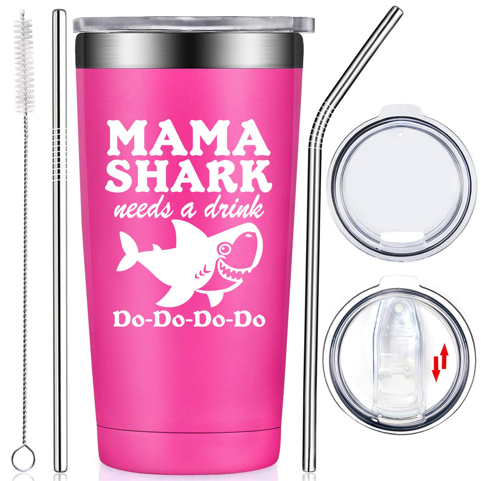 Fufendio Mothers Day Gifts for Mom from Daughter - Funny Best Mom Birthday Gifts from Son, Kids - Tumbler Mug Cup