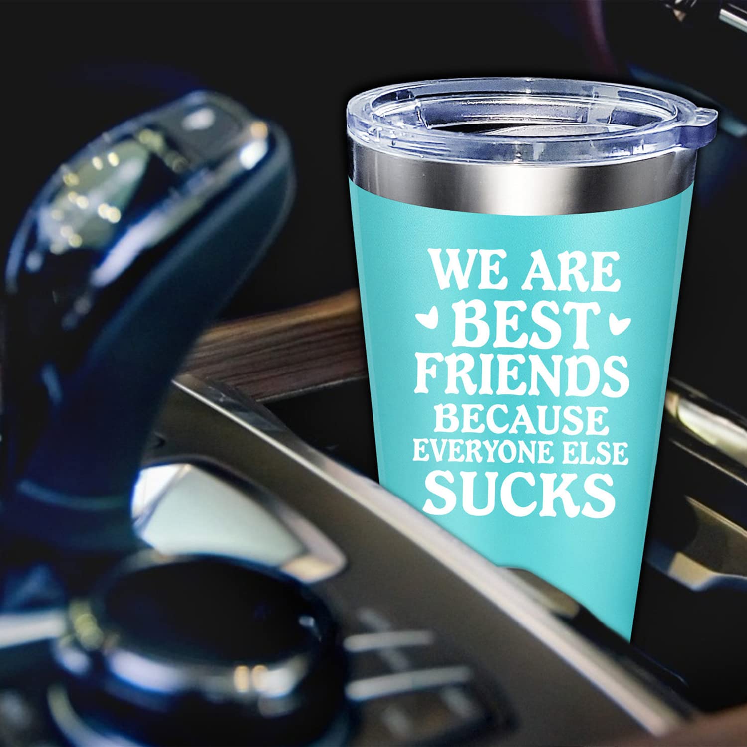 Fufendio Gifts for Women Friends - Best Friend Birthday Gifts for Women - Friendship Gifts, Valentines Day Gifts for Friend Female - Insulated Coffee Mug Tumbler Cup