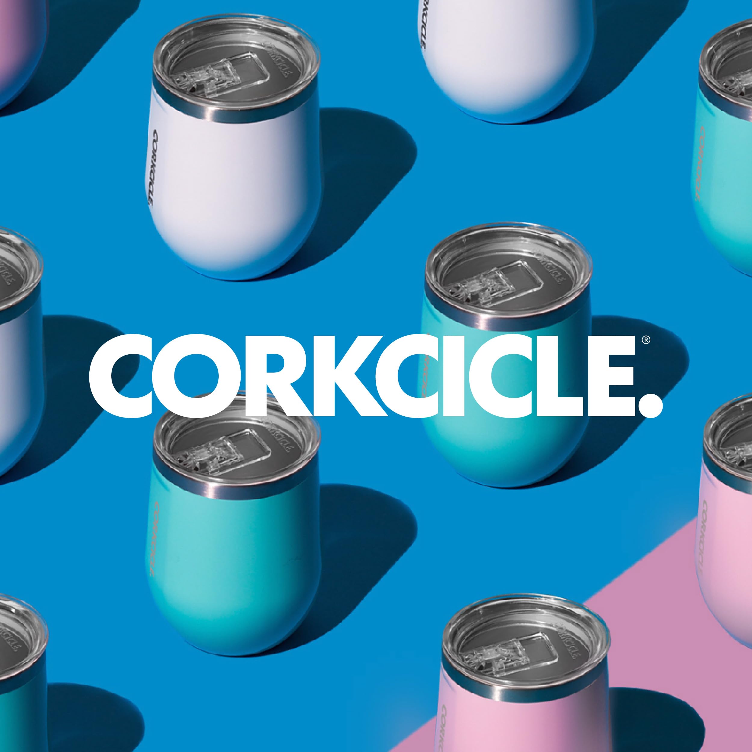 Corkcicle Stemless Insulated Wine Glass Tumbler, Dragonfly, 12 oz – Stainless Steel Stemless Wine Glass Keeps Beverages Cold for 6 Hrs, Hot for 3 Hrs