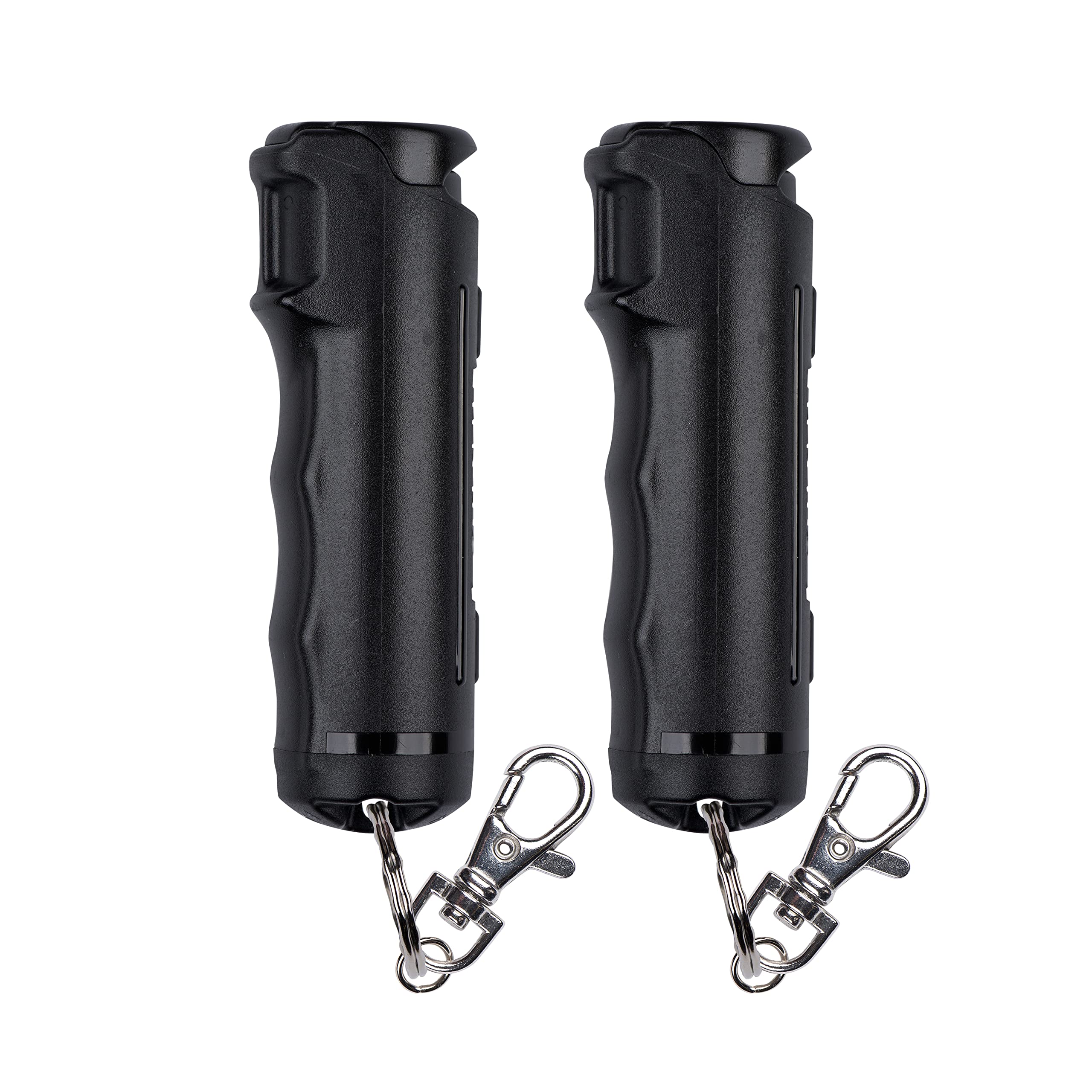 SABRE Pepper Spray with Fast Flip Top, Maximum Police Strength OC Spray, Key Ring for Easy Carry and Fast Access, Finger Grip for More Accurate and Faster Aim, 0.54 fl oz, Secure and Easy to Use
