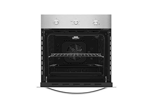 Empava 24 in. 2.3 cu. Ft. Single Gas Wall Oven Bake Broil Rotisserie Functions with Mechanical Controls-Built-in Timer-Convection Fan in Stainless Steel, 24 Inch