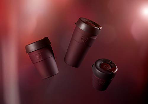 KeepCup Thermal - Vacuum Insulated Stainless Steel, Reusable Coffee Cup with Splashproof Sipper Lid, Medium 12oz/340ml - Alder