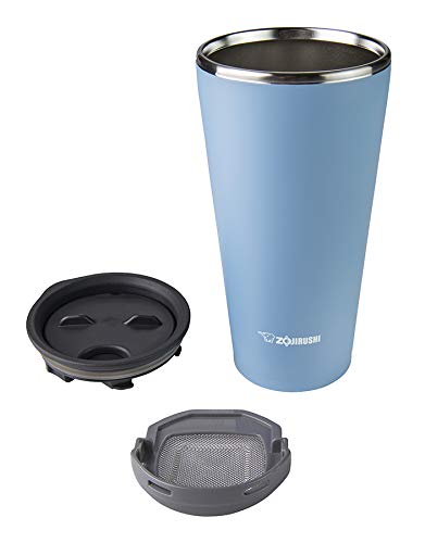 Zojirushi SX-FSE45AJ Stainless Vacuum Insulated Tumbler, 15-Ounce, Blue Gray