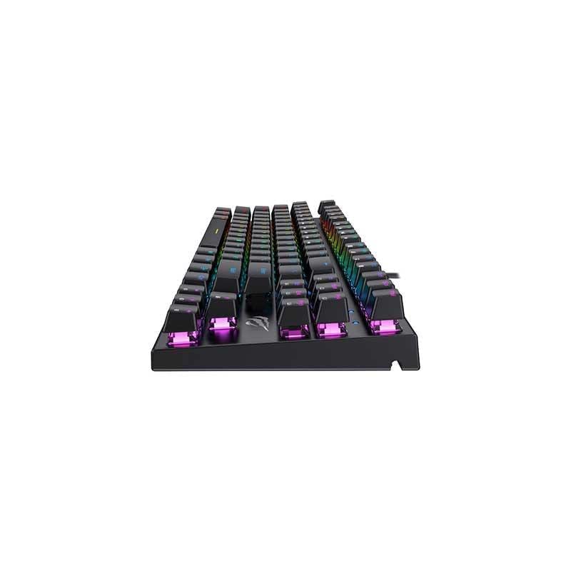 HAVIT KB858L 104 Keys Wired Gaming Keyboard with LED Rainbow Backlit Black