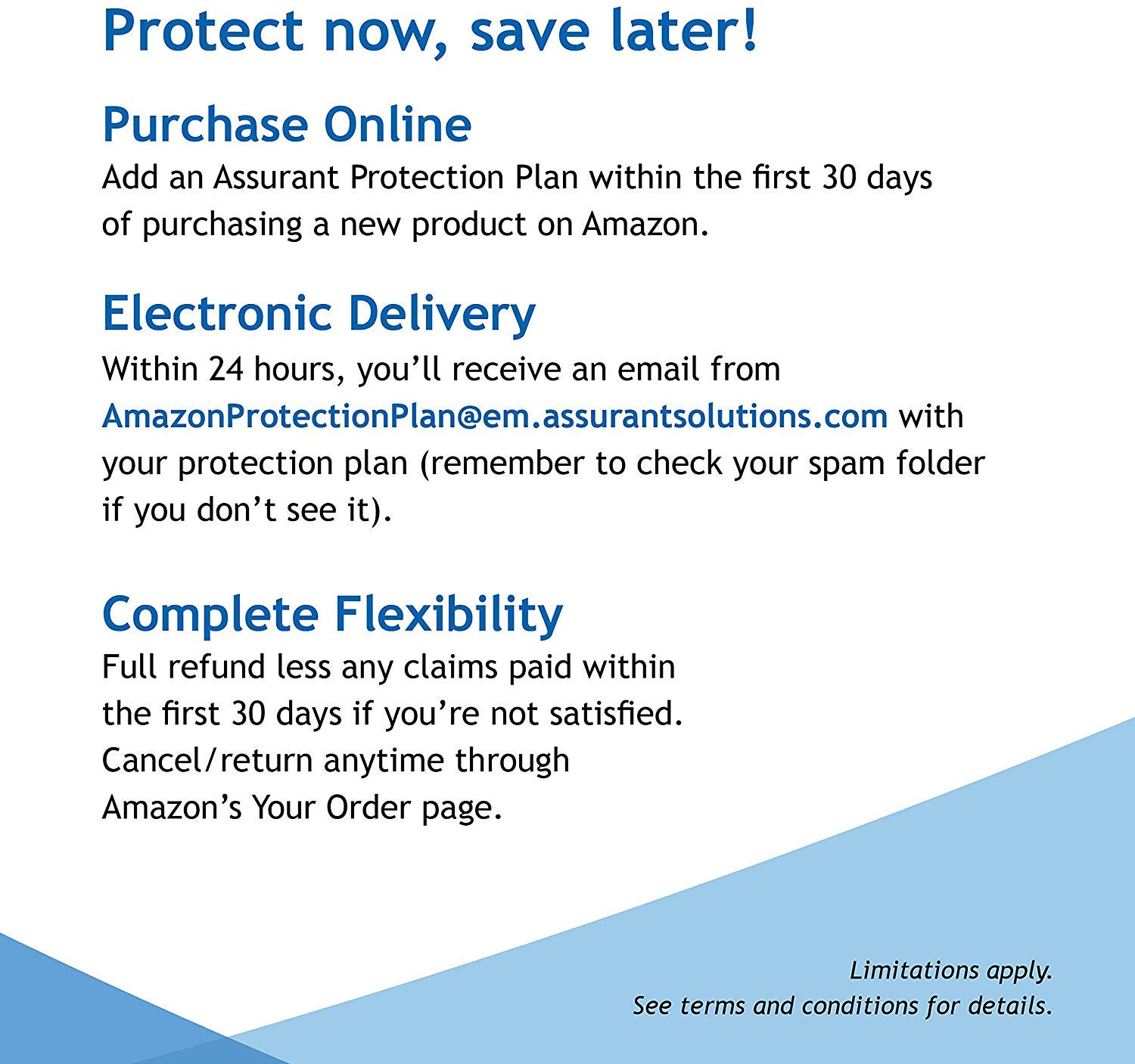 Assurant 4YR Artificial Pre-lit Tree Protection Plan $300-349