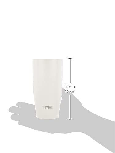 Thermos JDM-420 WH Vacuum Insulated Tumbler, 14.2 fl oz (420 ml), White