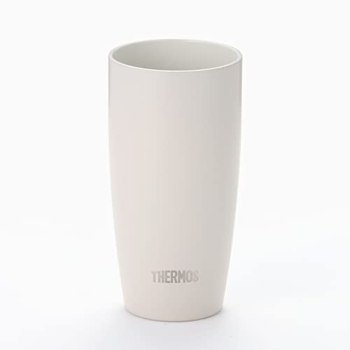 Thermos JDM-420 WH Vacuum Insulated Tumbler, 14.2 fl oz (420 ml), White