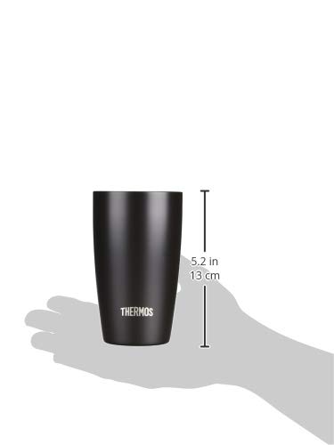 Thermos JDM-340 BK Vacuum Insulated Tumbler, 11.8 fl oz (340 ml), Black