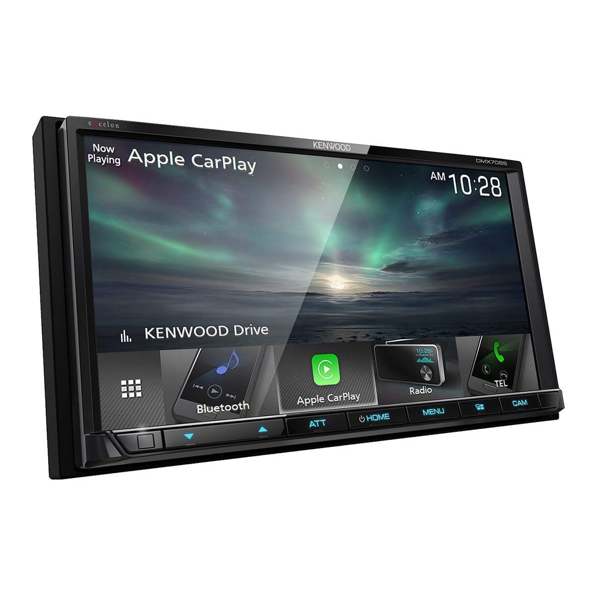 Kenwood DMX706S Digital Media Receiver with Wired CarPlay (Renewed)