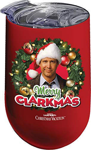 Spoontiques Merry Clarkmas Stainless Wine Tumbler