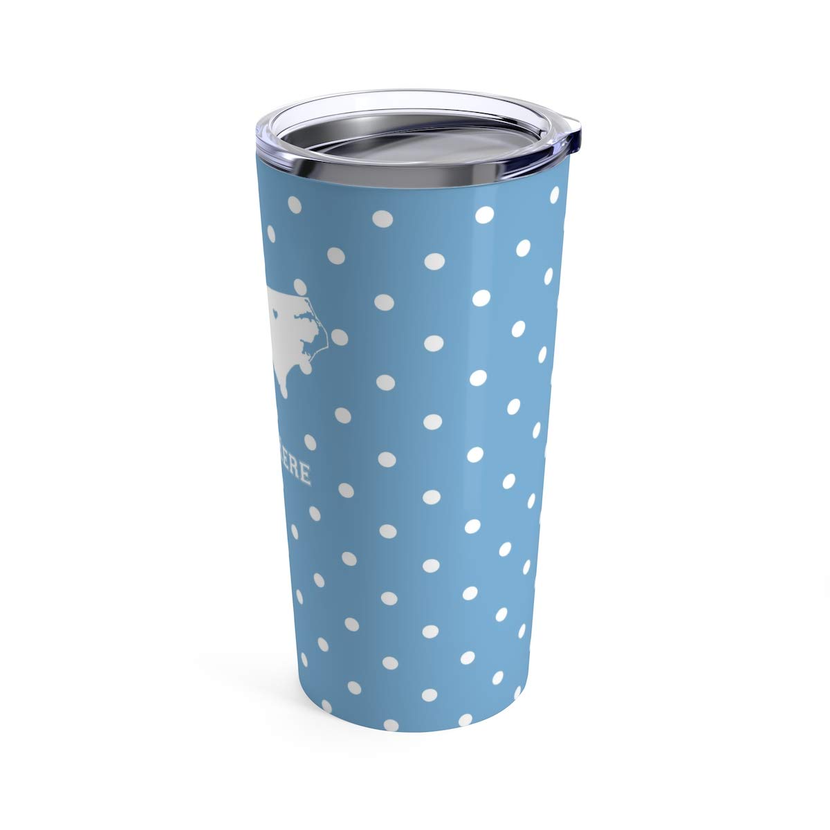 State Pride Series Chapel Hill North Carolina Edition - Personalized 20oz Stainless Steel Tumblers for Travel Keep Coffee Warm Beer Cold - Cup Mug Pool Beach Office Presents Gift