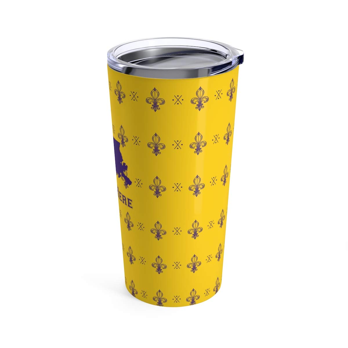 State Pride Series Baton Rouge Louisiana Edition - Personalized Stainless Steel Tumblers for Travel Indoor Outdoor Use Keep Coffee Warm Beer Cold - Cup Mug for Pool Beach Office Presents and Gift