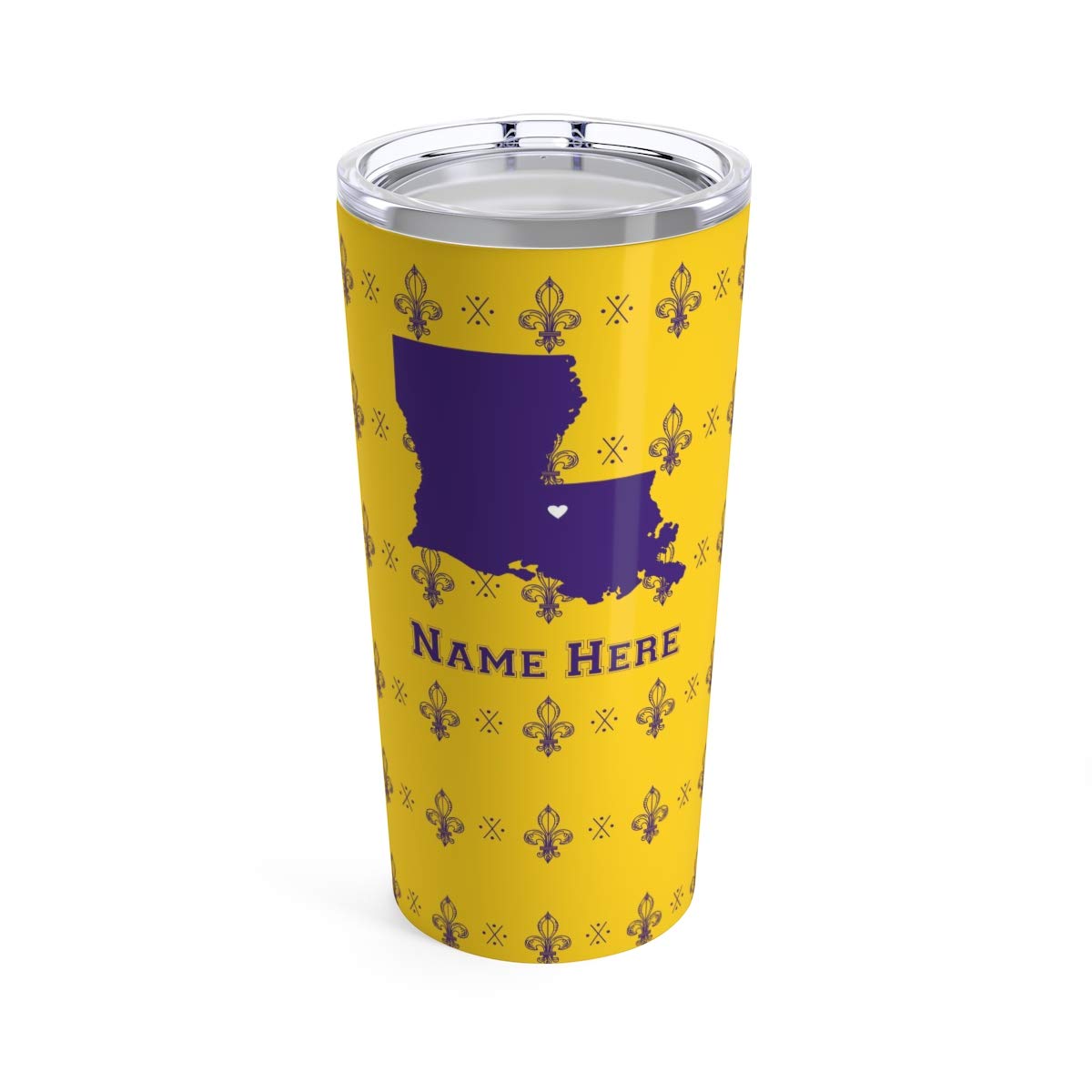 State Pride Series Baton Rouge Louisiana Edition - Personalized Stainless Steel Tumblers for Travel Indoor Outdoor Use Keep Coffee Warm Beer Cold - Cup Mug for Pool Beach Office Presents and Gift