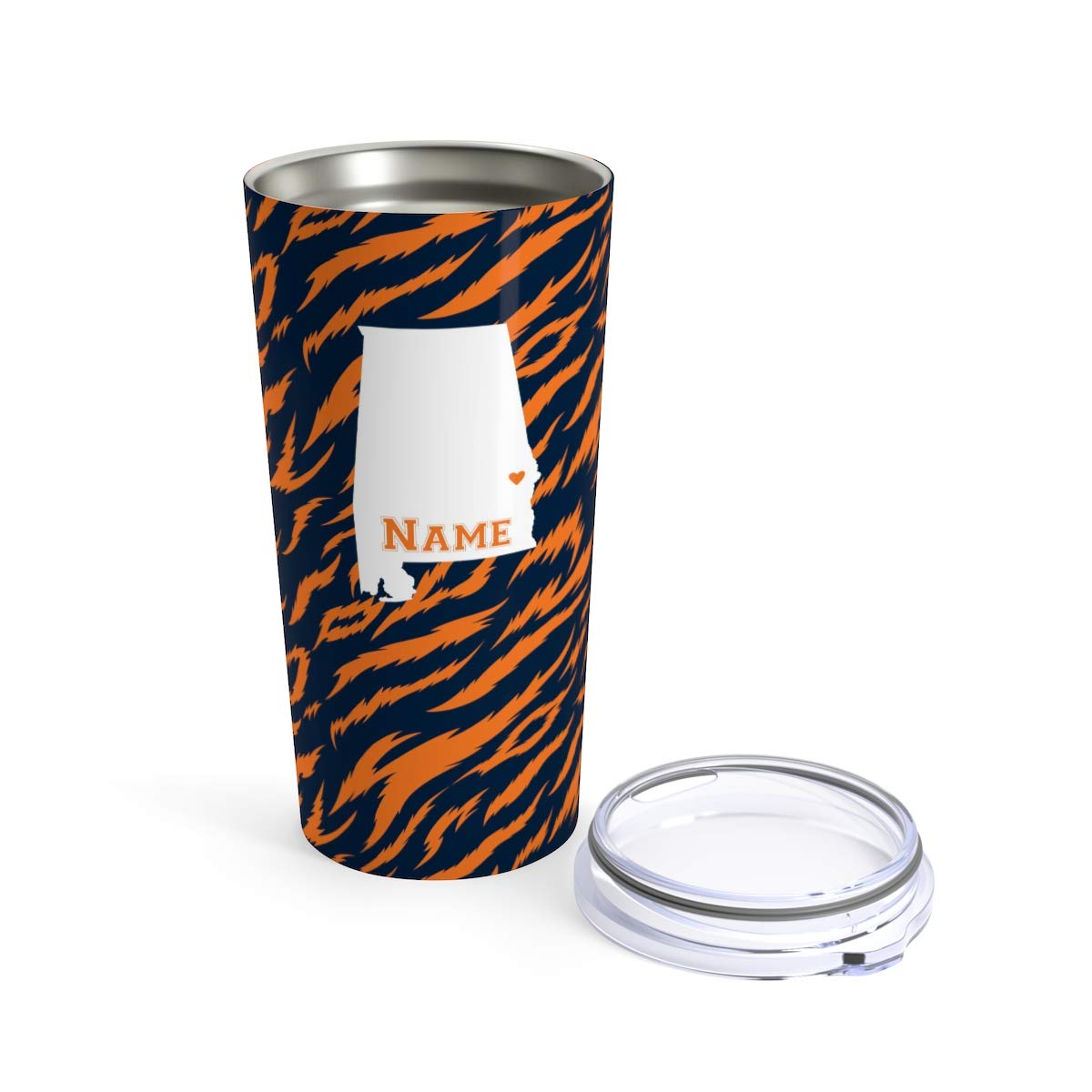 State Pride Series Alabama Edition - Personalized 20oz Stainless Steel Tumblers for Travel Indoor Outdoor Use Keep Coffee Warm Beer Cold - Cup Mug for Pool Beach Office Presents and Gift