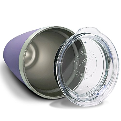 LaserGram 20oz Vacuum Insulated Tumbler Mug, Hecho en Jalisco, Personalized Engraving Included (Dark Purple)