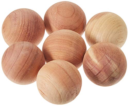 Cedar Fresh Household Essentials 24 Pack of Cedar Balls, 24-Pack, Brown