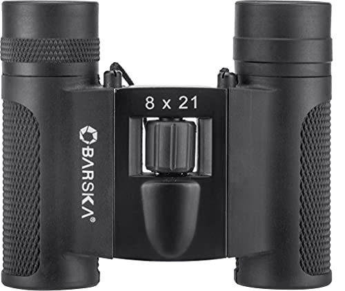 Barska Lucid View 8x21 New Compact Binoculars for Outdoor Travel Hunting Hiking Events