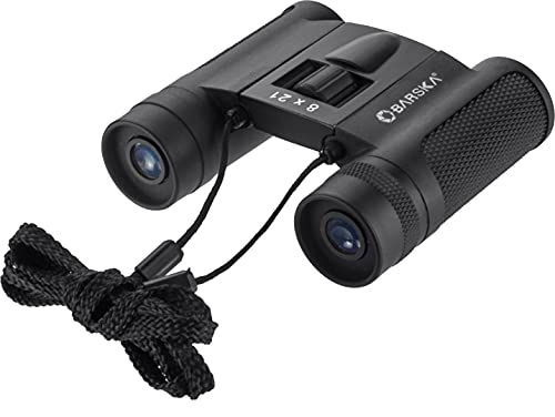Barska Lucid View 8x21 New Compact Binoculars for Outdoor Travel Hunting Hiking Events