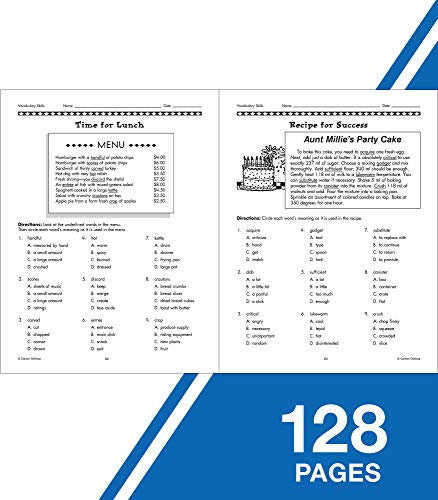 Carson Dellosa The 100+ Series: Reading Comprehension Workbook?Grades 7-8 Language Arts Learning, Fiction, Nonfiction, Poetry Passages With Closed- and Open-Ended Questions (128 pgs)