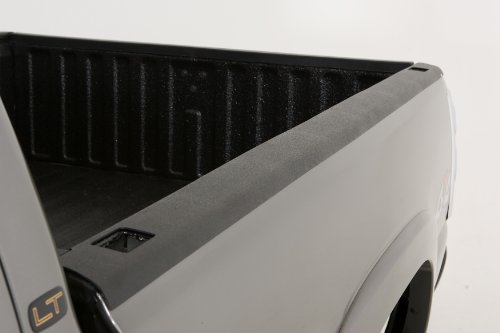 Wade 72-41401 Truck Bed Rail Caps Black Smooth Finish with Stake Holes for 1994-2001 Dodge Ram 1500 2500 3500 with 8ft bed (Set of 2)