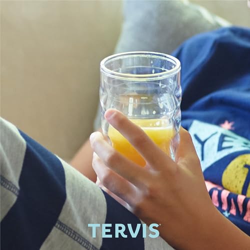 Tervis Live to Dance Made in USA Double Walled Insulated Tumbler Cup Keeps Drinks Cold & Hot, 10oz Wavy - Pink Lid, Sequins