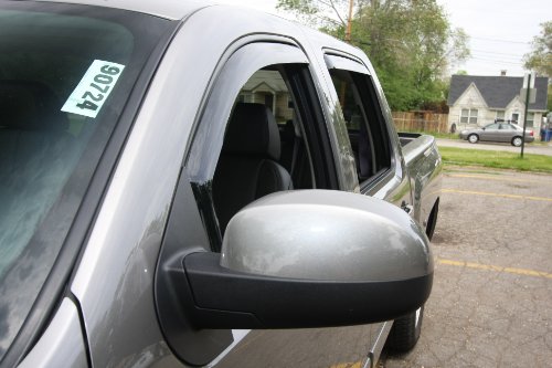 Westin Wade 72-39403 in-Channel Wind Deflectors, Smoke Tint, (4-Piece Set)