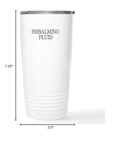 CafePress Embalming Fluid Stainless Steel Travel Mug 20 oz. Insulated Stainless Steel Coffee Tumbler