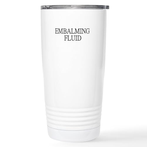 CafePress Embalming Fluid Stainless Steel Travel Mug 20 oz. Insulated Stainless Steel Coffee Tumbler