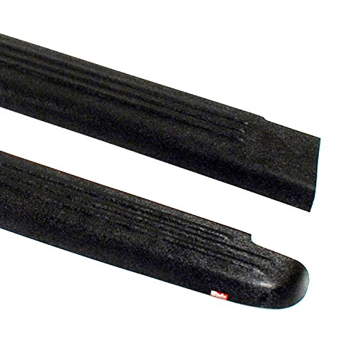 Wade 72-00181 Truck Bed Rail Caps Black Ribbed Finish without Stake Holes for 2004-2012 Chevrolet Colorado & GMC Canyon Standard Cab Extended Cab (Set of 2)