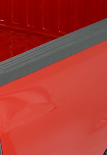 Wade 72-00181 Truck Bed Rail Caps Black Ribbed Finish without Stake Holes for 2004-2012 Chevrolet Colorado & GMC Canyon Standard Cab Extended Cab (Set of 2)