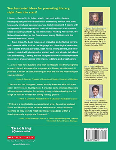 Literacy and the Youngest Learner: Best Practices for Educators of Children from Birth to 5 (Teaching Resources)