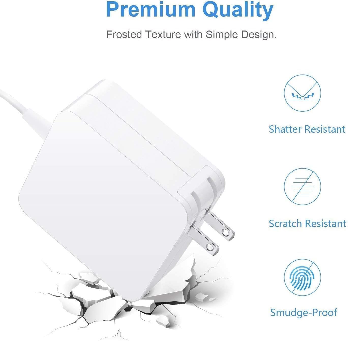 Universal Charger,Replacement for 45W T-Tip Charger,Compatible with Mac Book Air 11 inch & 13 inch Between 2012-2017