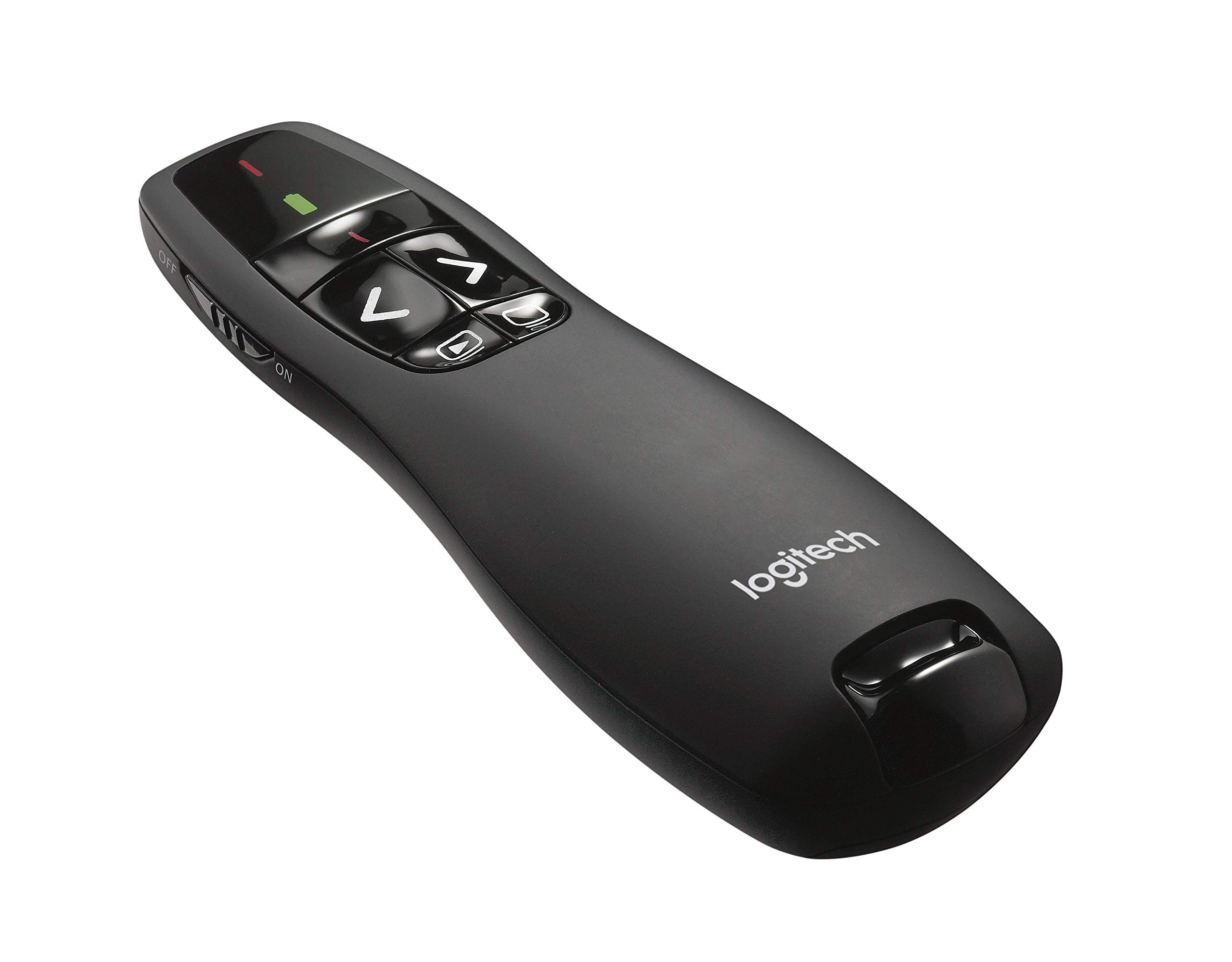 Logitech Wireless Presenter R400, Presentation Wireless Presenter with Laser Pointer (Renewed)