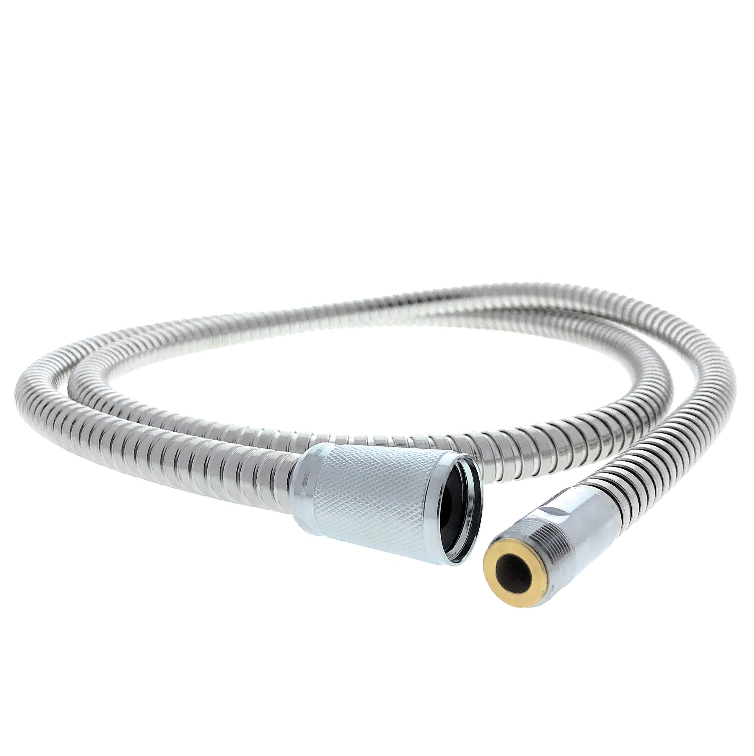 Essential Values Pull Out Replacement Hose 46092000 (59” Inches), Replacement for Grohe Hand Shower Faucets only | Fits Ladylux, Euro Plus & More Models Light Beautiful| Chrome Finish