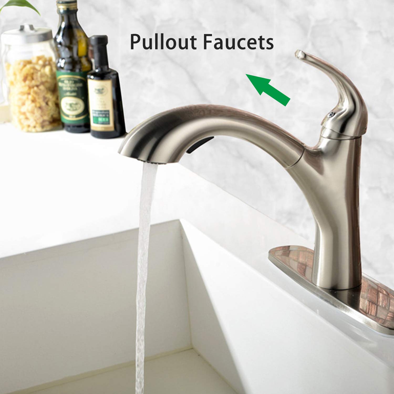 Replacement Hose kit for Moen Kitchen Faucets (Pullout 159560)