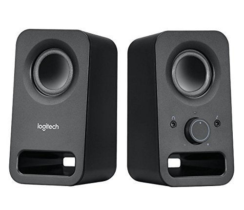 Logitech Multimedia Speakers Z150 with Stereo Sound for Multiple Devices, Black (Renewed)