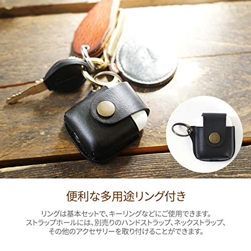 Hevitz Italian Genuine Leather Semi-Aniline AirPods Case, Blue