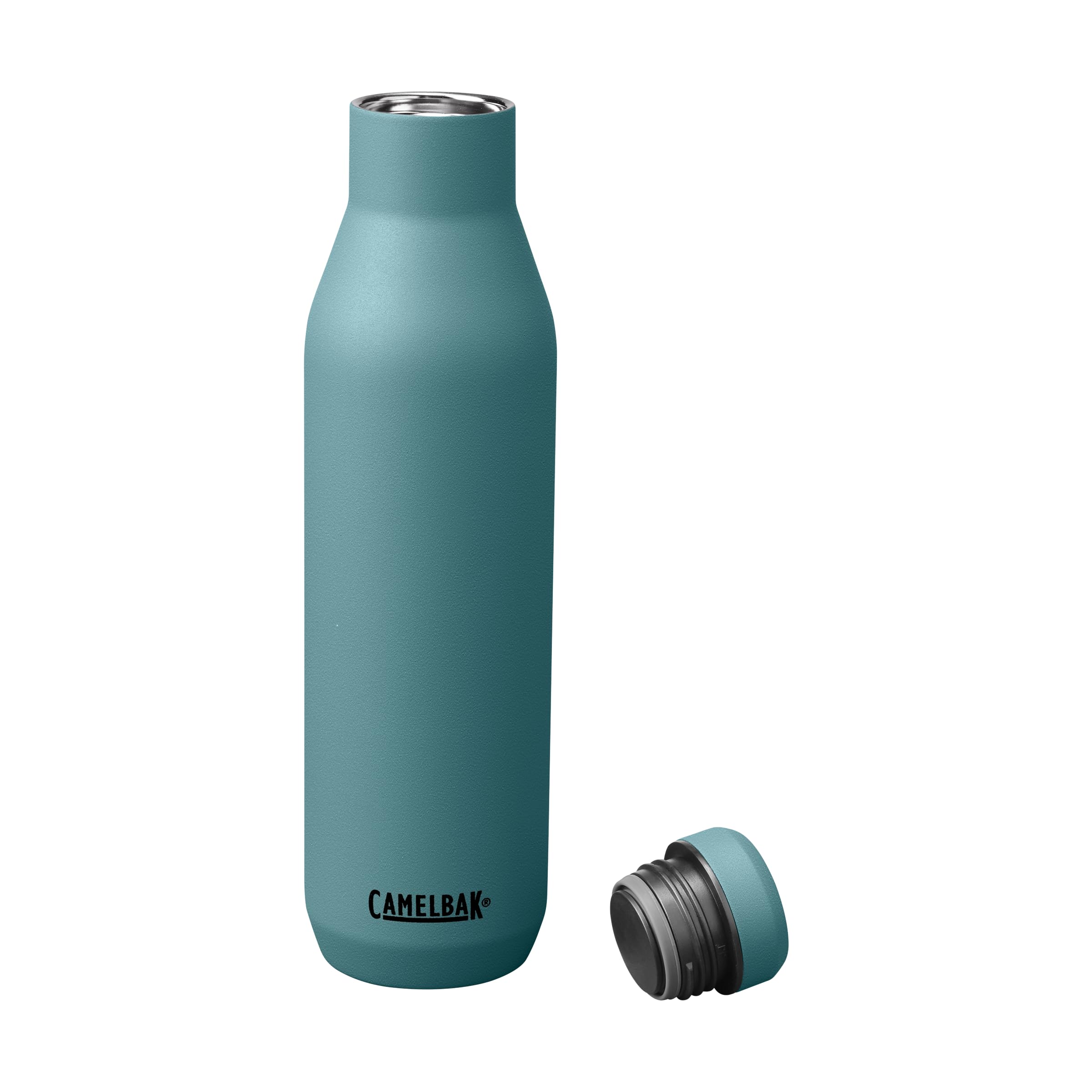 CamelBak Horizon 25oz Water Bottle - Insulated Stainless Steel - Wine Compatible - Leak Proof - Lagoon