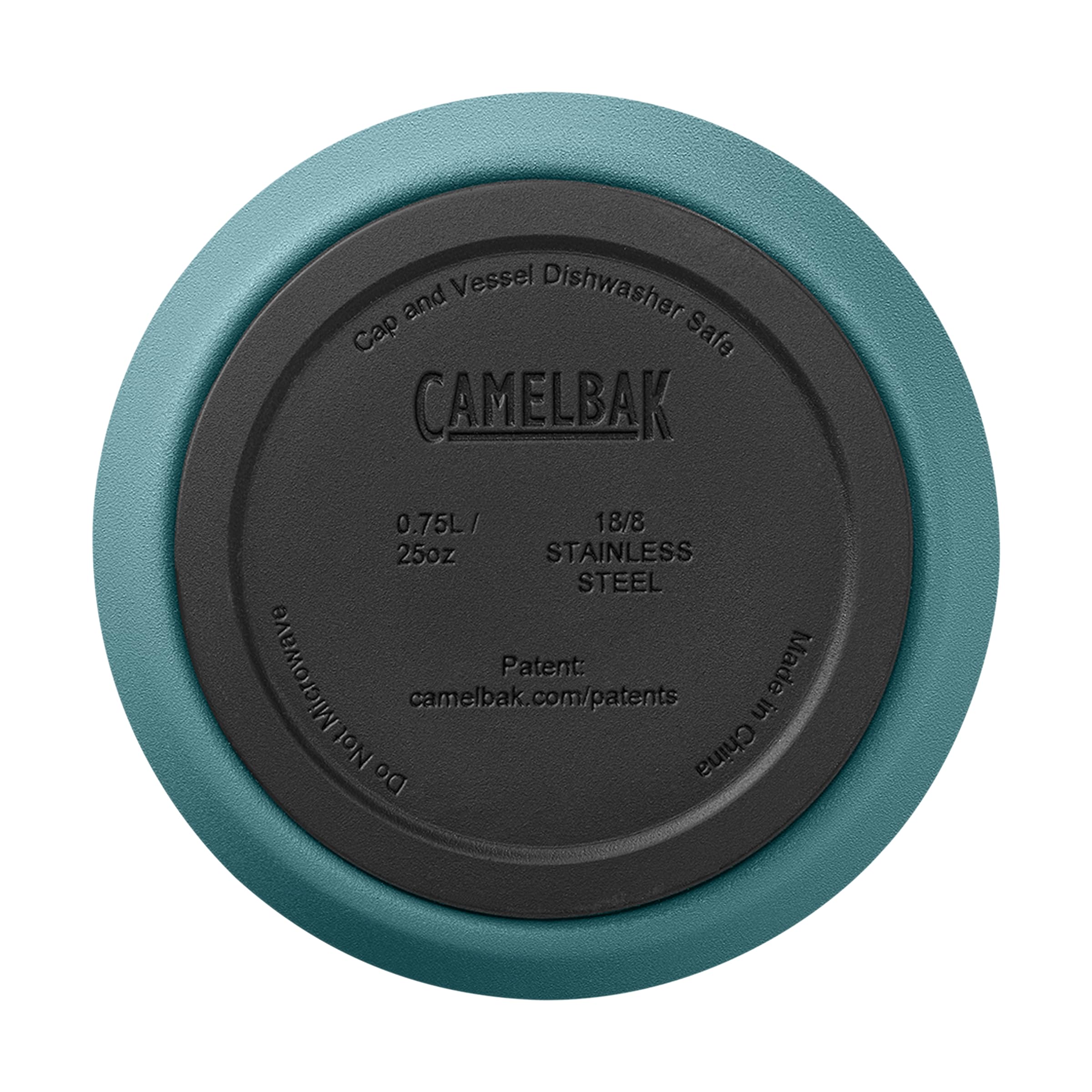 CamelBak Horizon 25oz Water Bottle - Insulated Stainless Steel - Wine Compatible - Leak Proof - Lagoon