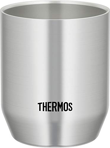 Thermos JDH-360P S Vacuum Insulated Cup, 12.2 fl oz (360 ml), Stainless Steel, Set of 2