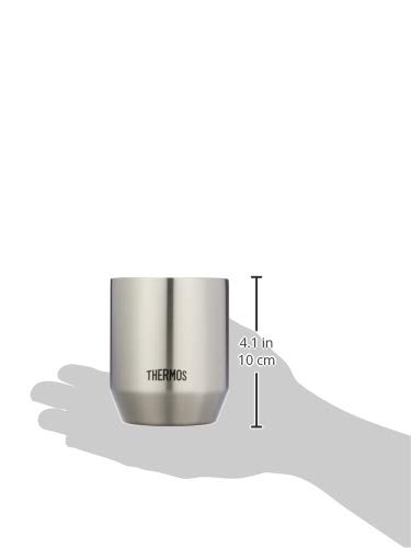 Thermos JDH-360P S Vacuum Insulated Cup, 12.2 fl oz (360 ml), Stainless Steel, Set of 2