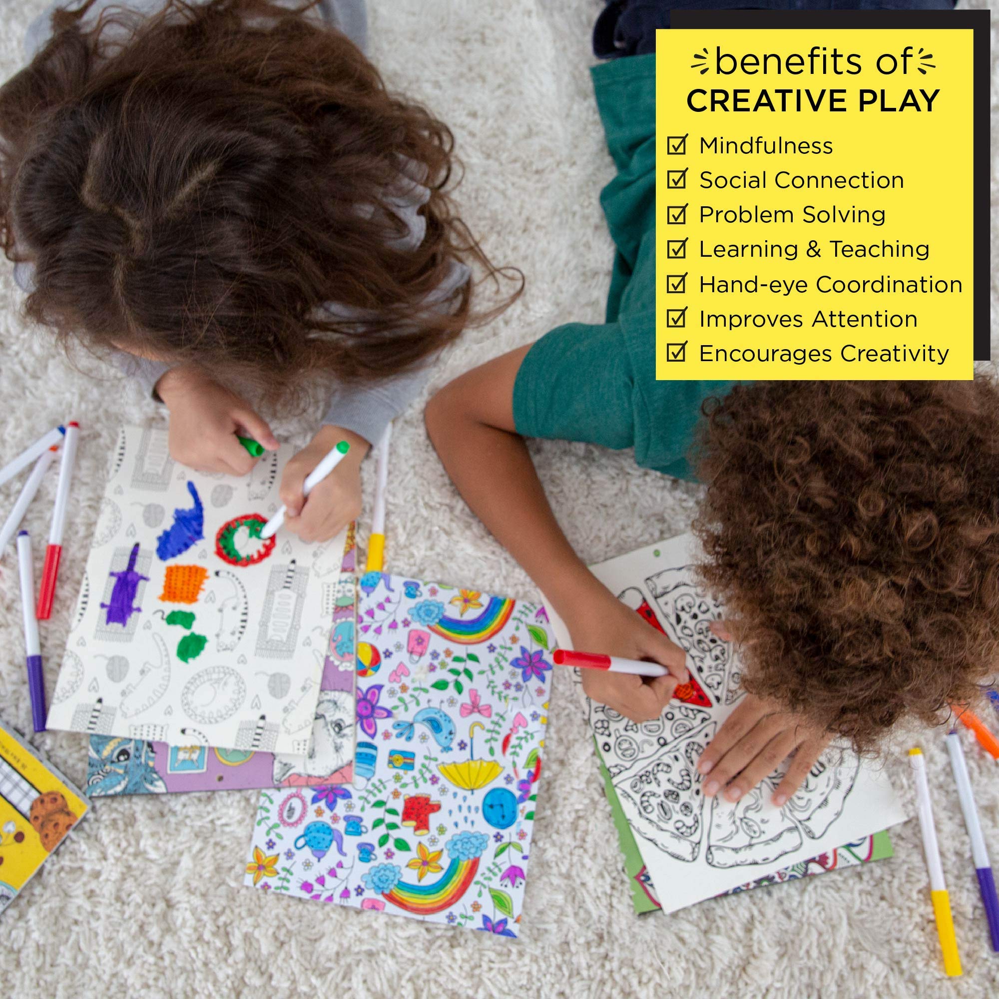 Horizon Group USA Coloring Pad, Multicolor