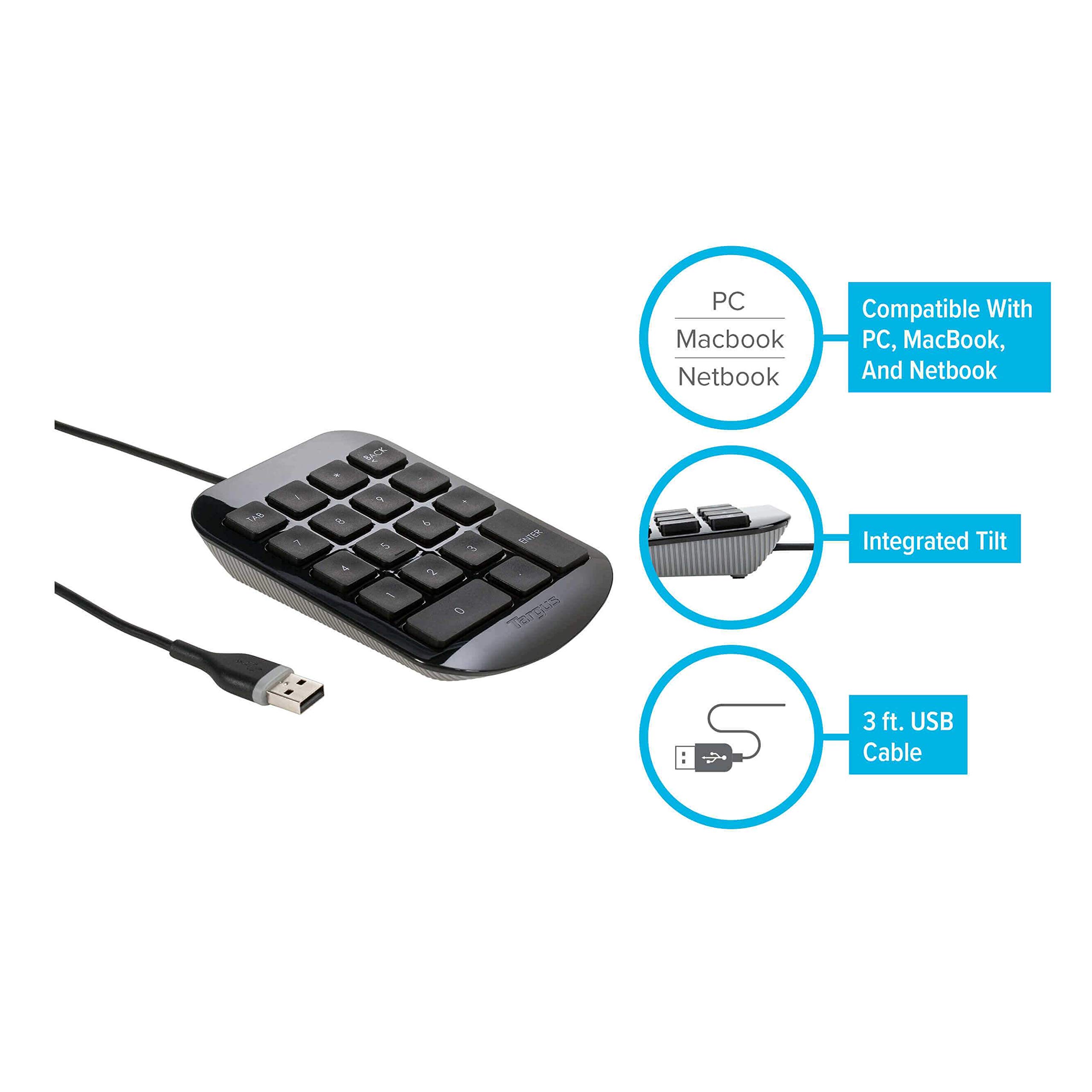 Targus Numeric+KEYPAD+-+Wired+-+USB
