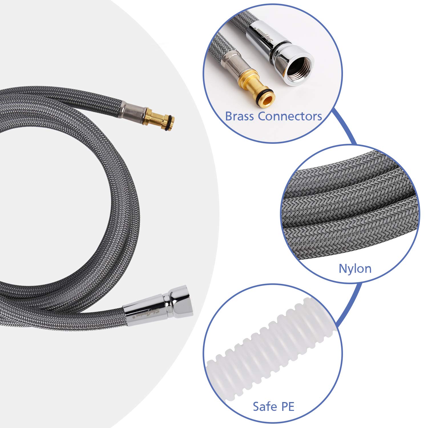 Replacement Hose kit for Moen Kitchen Faucets (Pulldown 150259)