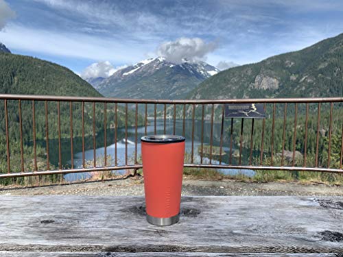 FIFTY/FIFTY T20000003 20oz - Cherry Red Tumbler - Smoke Slide Lid