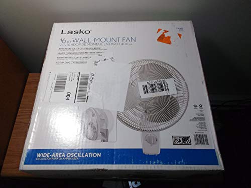 Lasko 3016 16' Oscillating Wall Mount Fan
