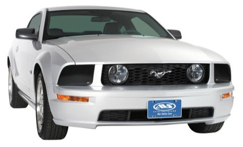 Auto Ventshade AVS 37412 Dark Smoke Headlight Covers for 2005-2009 Ford Mustang , BLACK