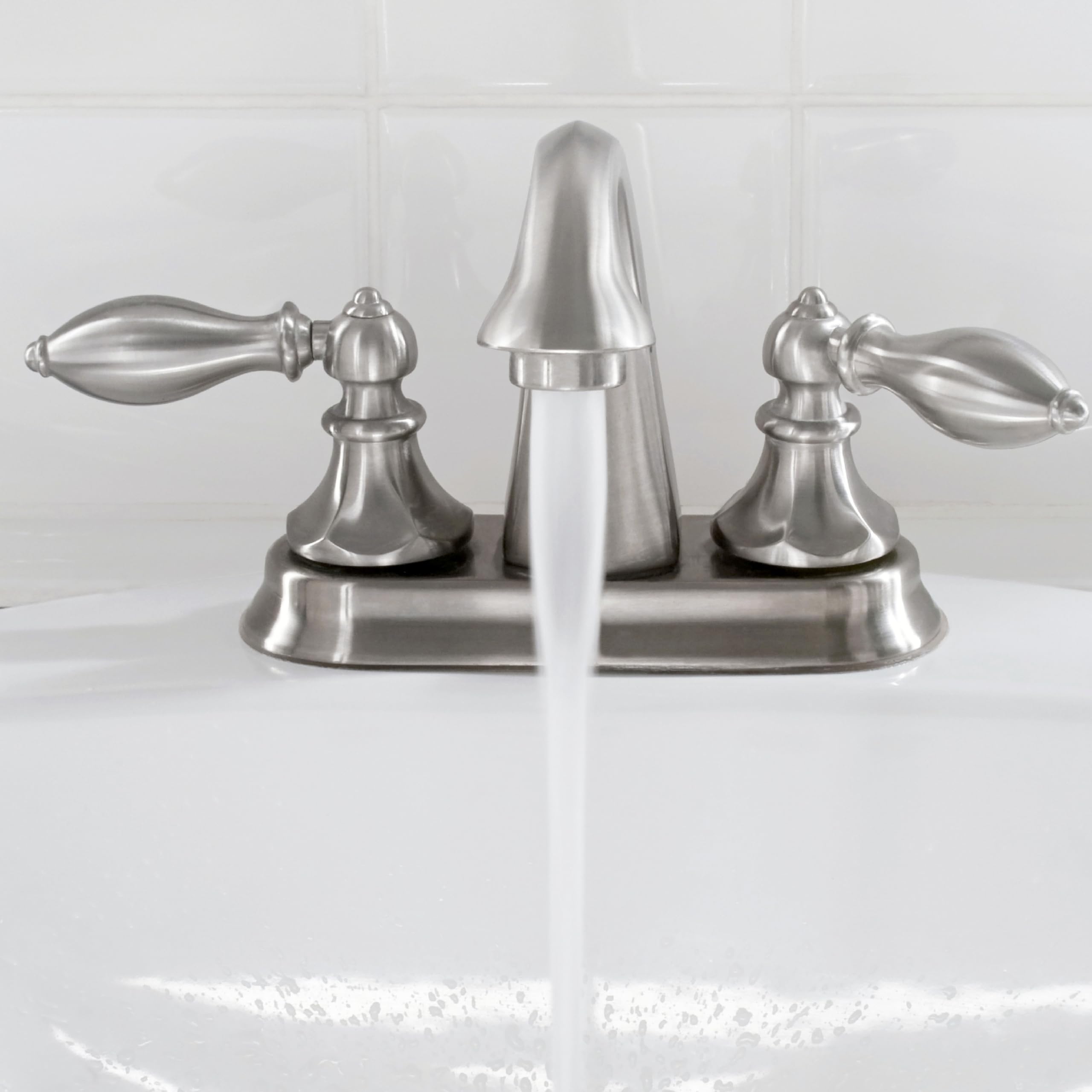 Niagara Conservation N3205NBN-PC-TU 1-Spray 0.5 GPM .94-in. Pressure-Compensating Needle-Spray Faucet Aerator Brushed Nickel, 6-Pack | Bathroom Sink and Kitchen Sink Aerator for Home Improvement