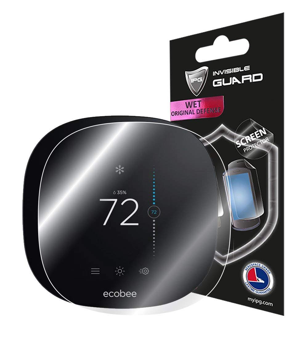 For ECOBEE 3 LITE Screen Protector 1 unit Film with Lifetime Replacement Warranty Invisible Protective Screen Guard - HD Quality/Self-Healing/Bubble -Free By IPG
